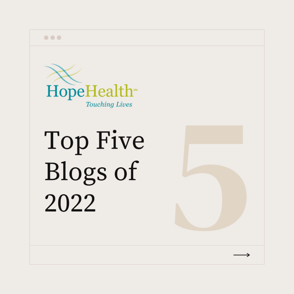 What were the top 5 blogs of 2022? - HopeHealth